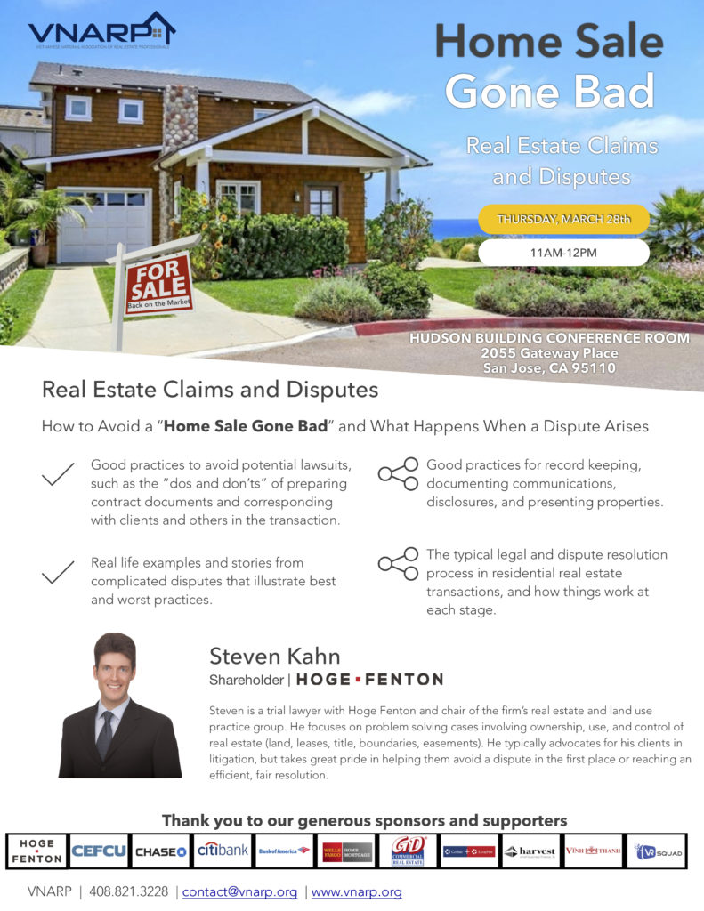 Shareholder Steven J. Kahn to speak at VNARP's Lunch and Learn, "Home ...