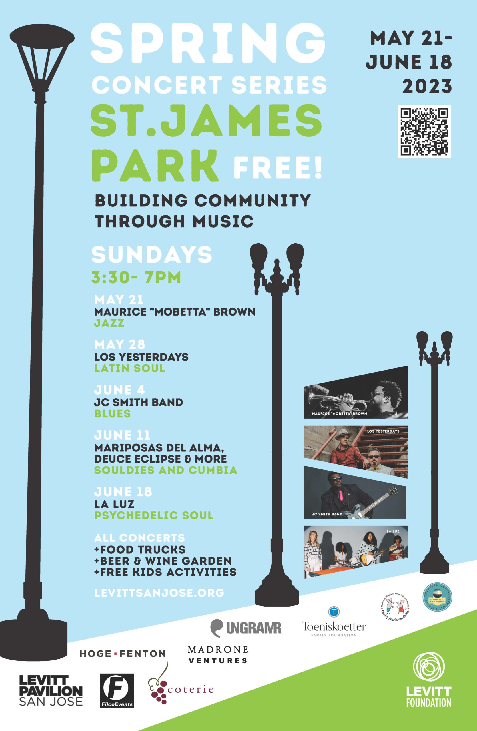 Free Spring Concert Series - Levitt San Jose - May 21, 2023 | Hoge ...